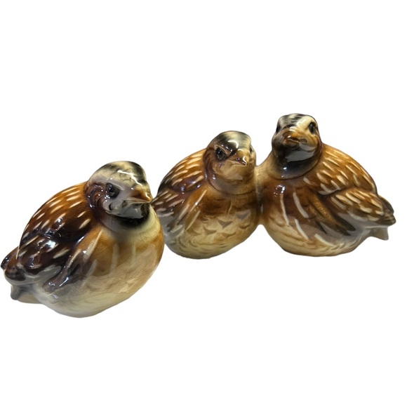 Goebel | Accents | Vintagegoebel Watchel Set Of 3 Quail Bird Figurines ...